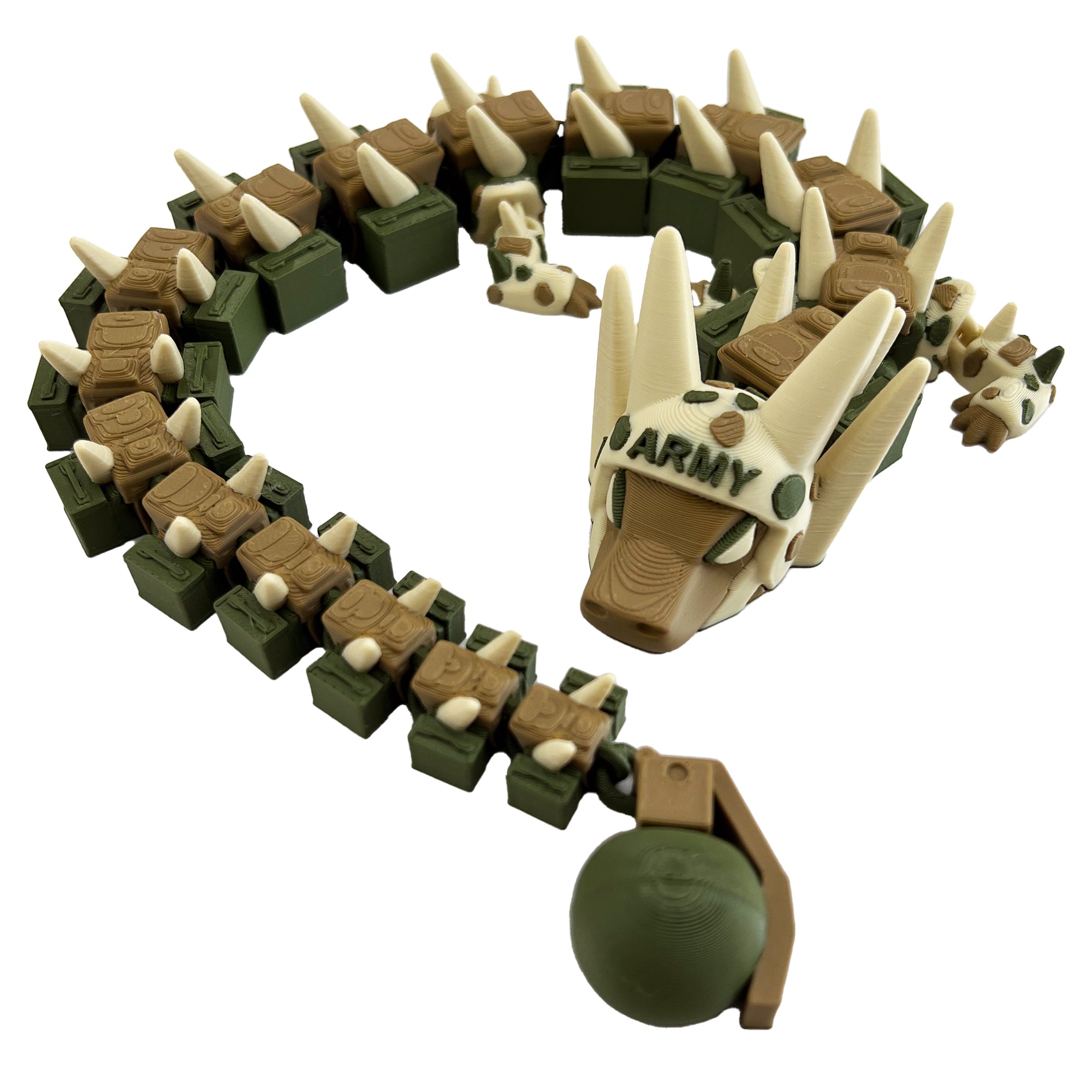 Army Dragon – Fidget Forge 3D